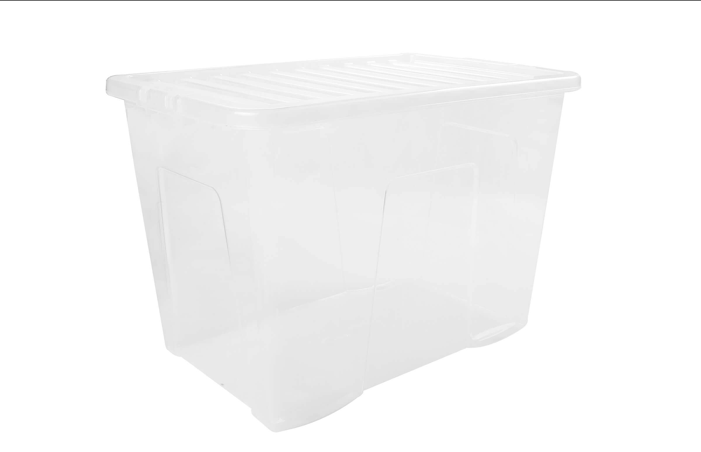 Crystal Box 80Lt - Clear - Mambo's Storage & Home