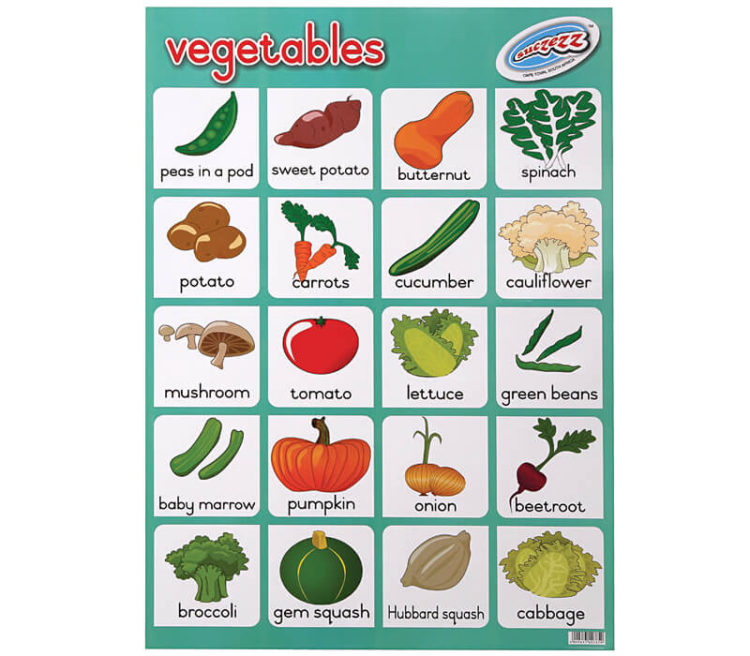 Vegetables Poster - Mambo's Storage & Home