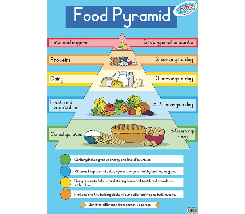 Food Pyramid Poster - Mambos Online Store