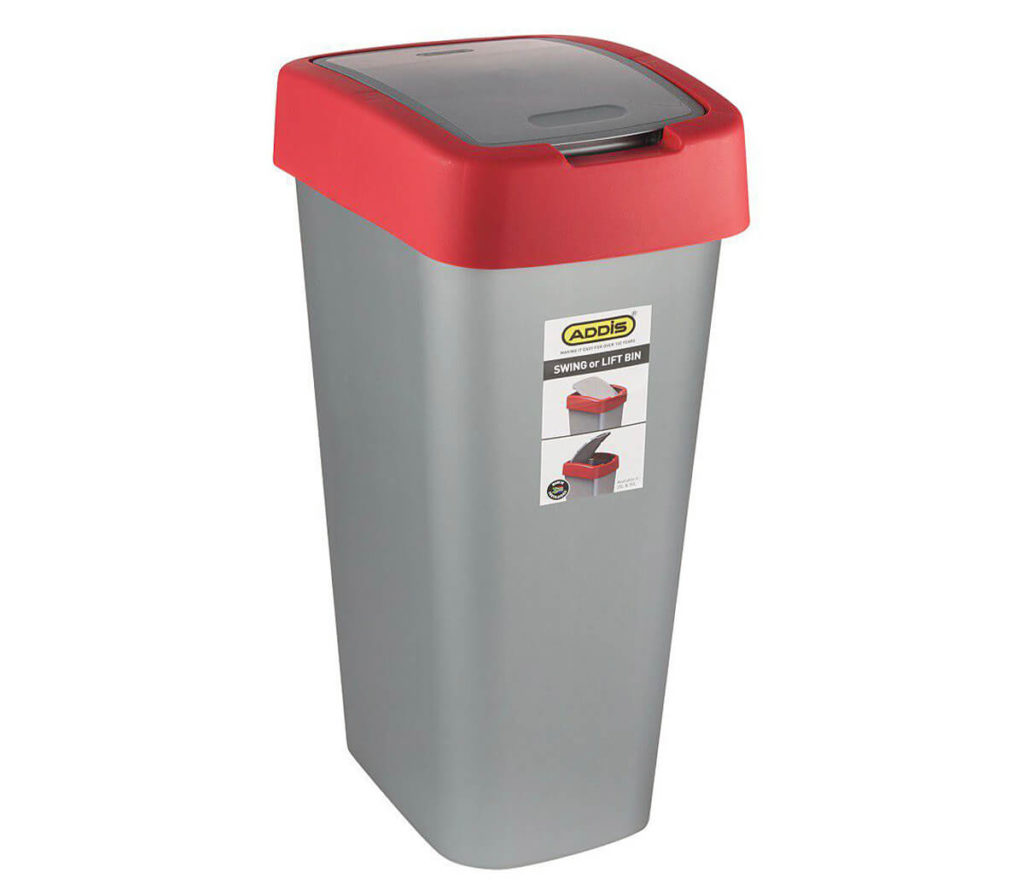 50L Lift/Swing bin - ST with Red Lid - Mambos Online Store