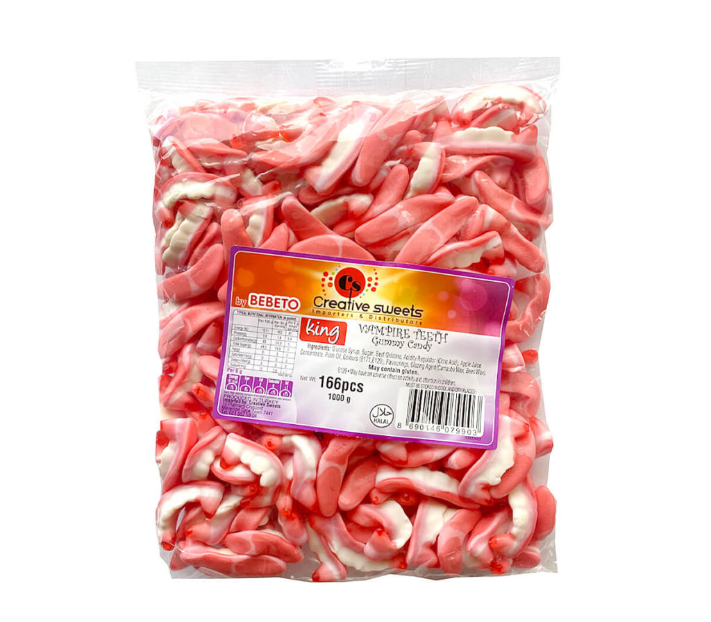 King Jelly 1kg Vampire Teeth - Mambos Online Store