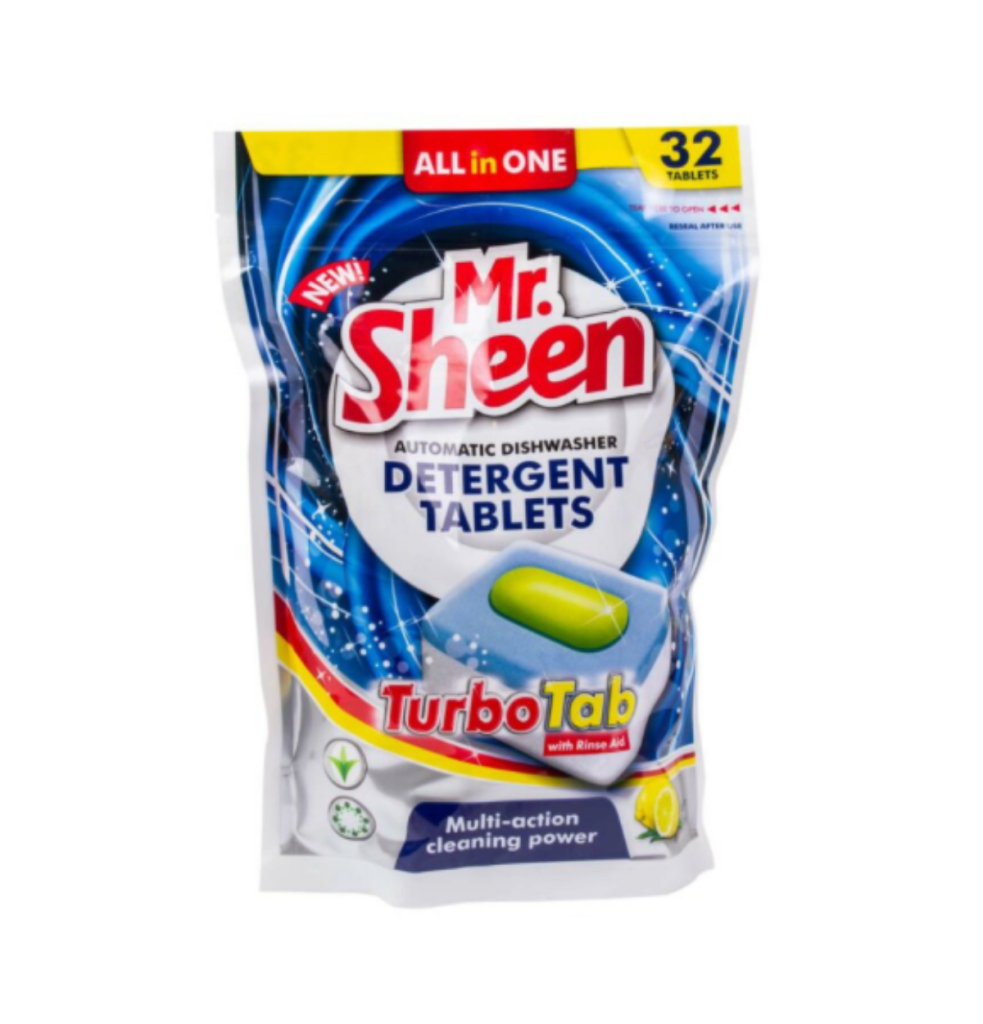 Mr Sheen Auto Dish Wash Tabs 32s - Mambos Online Store