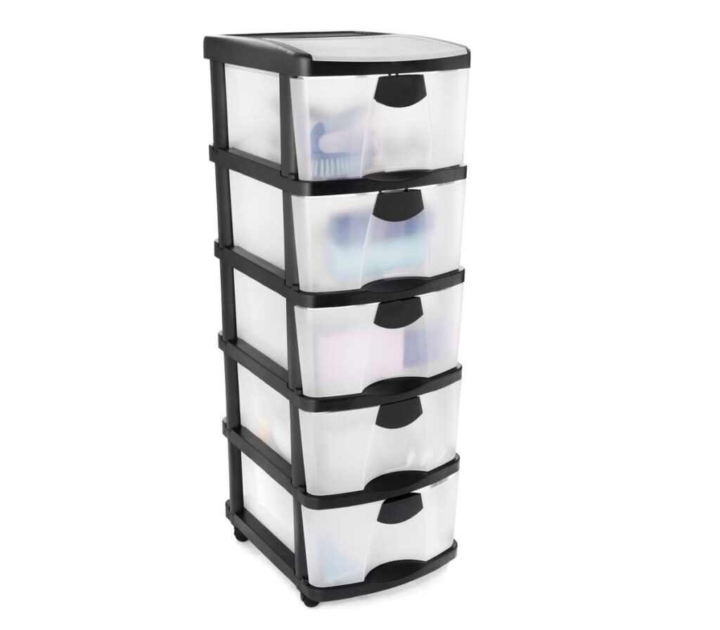 5 Maxi Drawer Storage Tower with Wheels - Mambos Online Store