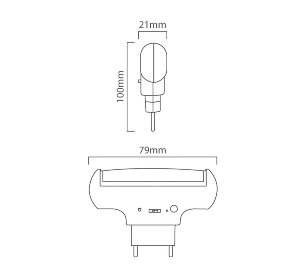 Rechargeable Emergency SA Wall Socket Lamp - Mambos Online Store