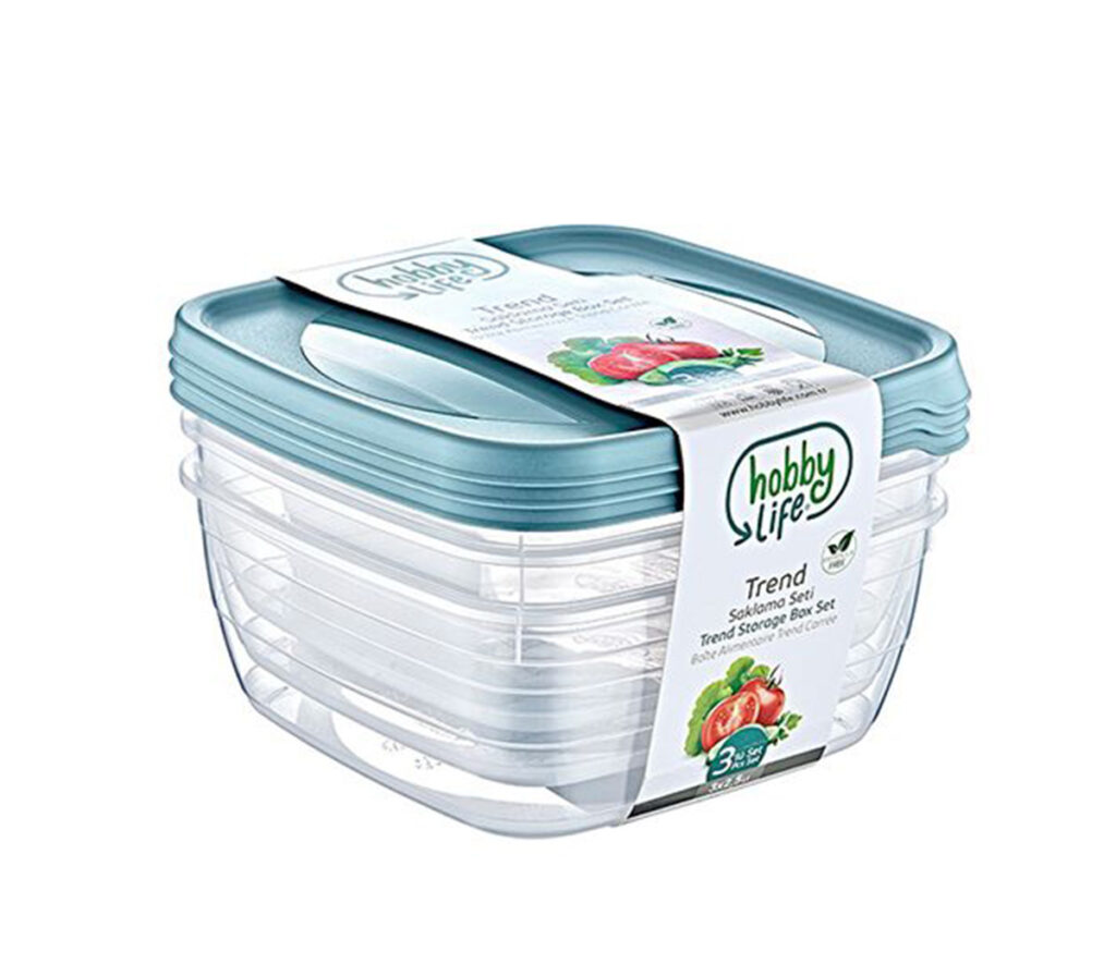Trend Square Storage Box 2.5LT (Set of 3) - Mambos Online Store