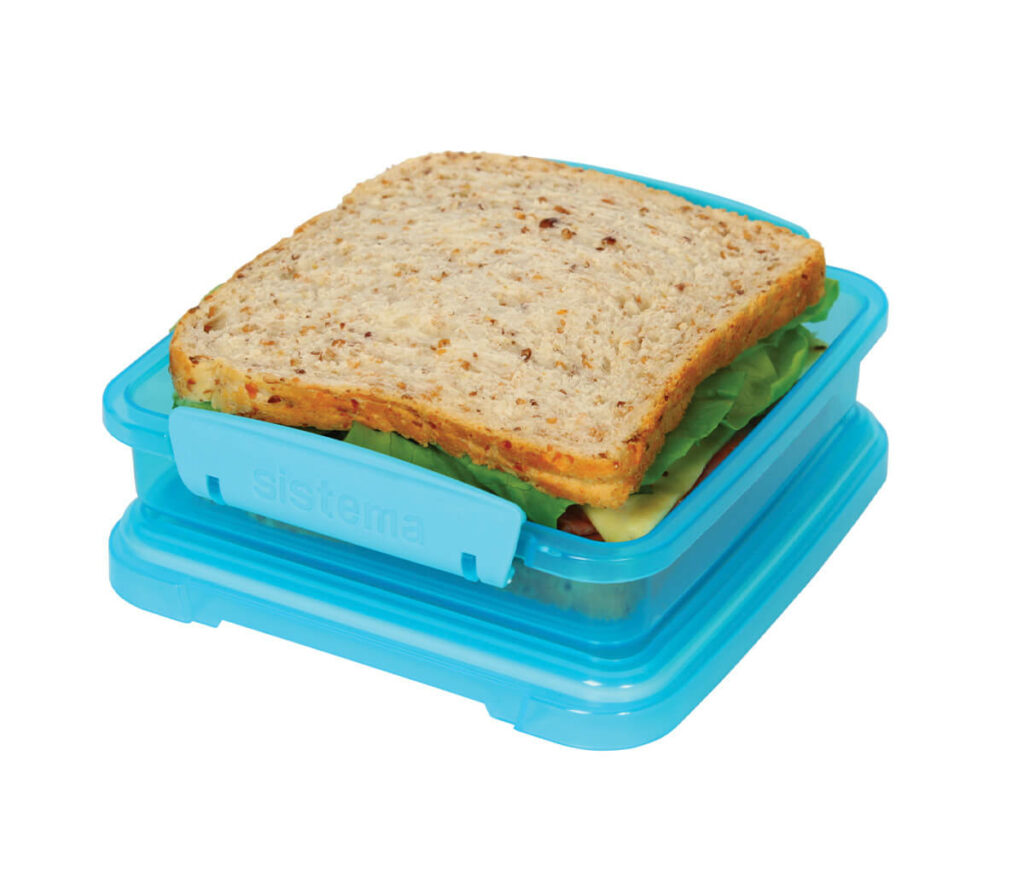 Lunch Colour Sandwich Box 450ml - Mambos Online Store