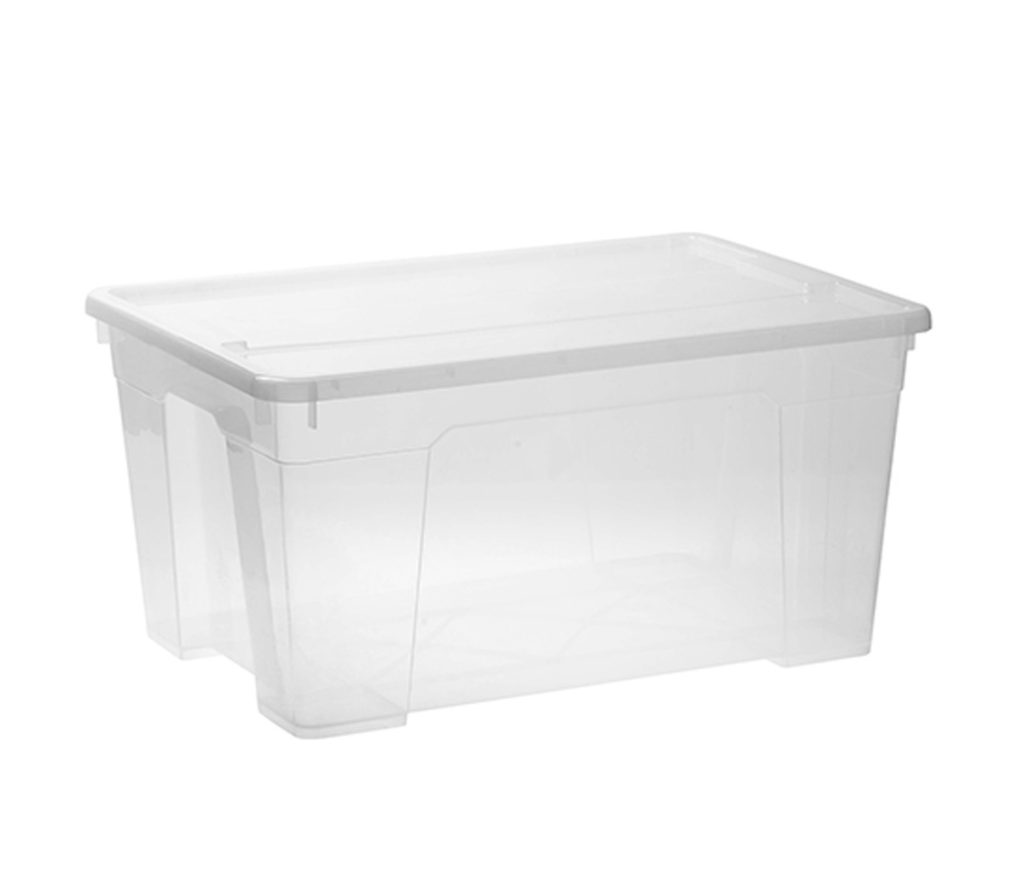 45l Clear Storage Container x10 (online only) - Mambos Online Store