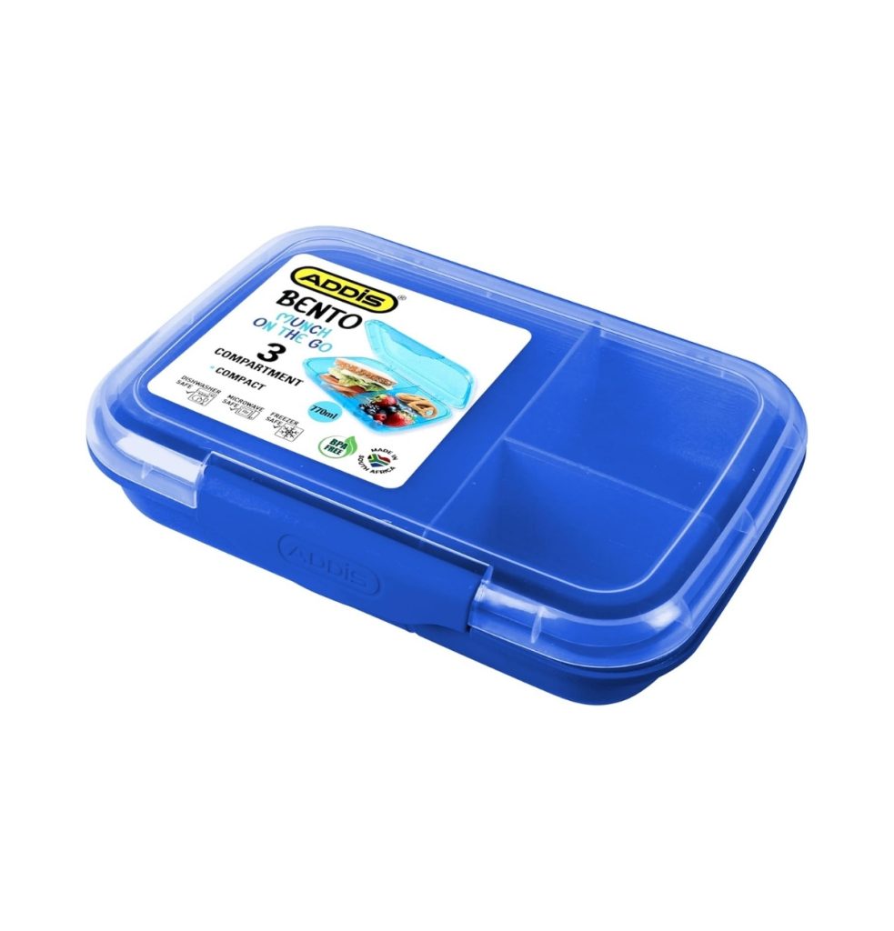 Addis Bento Compact Lunch Box - Navy - Mambos Online Store