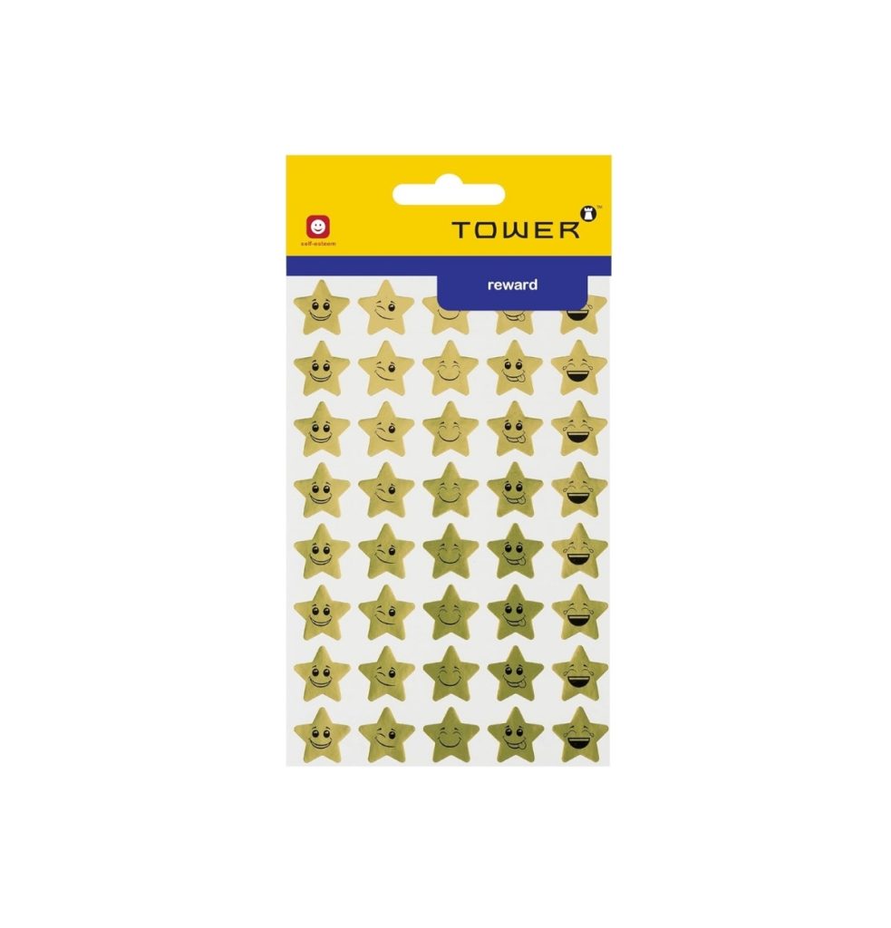 Gold Stars with Faces - Mambos Online Store