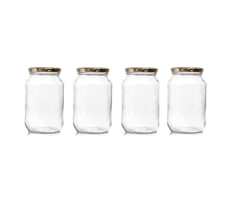 Consol Catering Jar with Gold Lid 750 ml - 4 Pack - Mambos Online Store